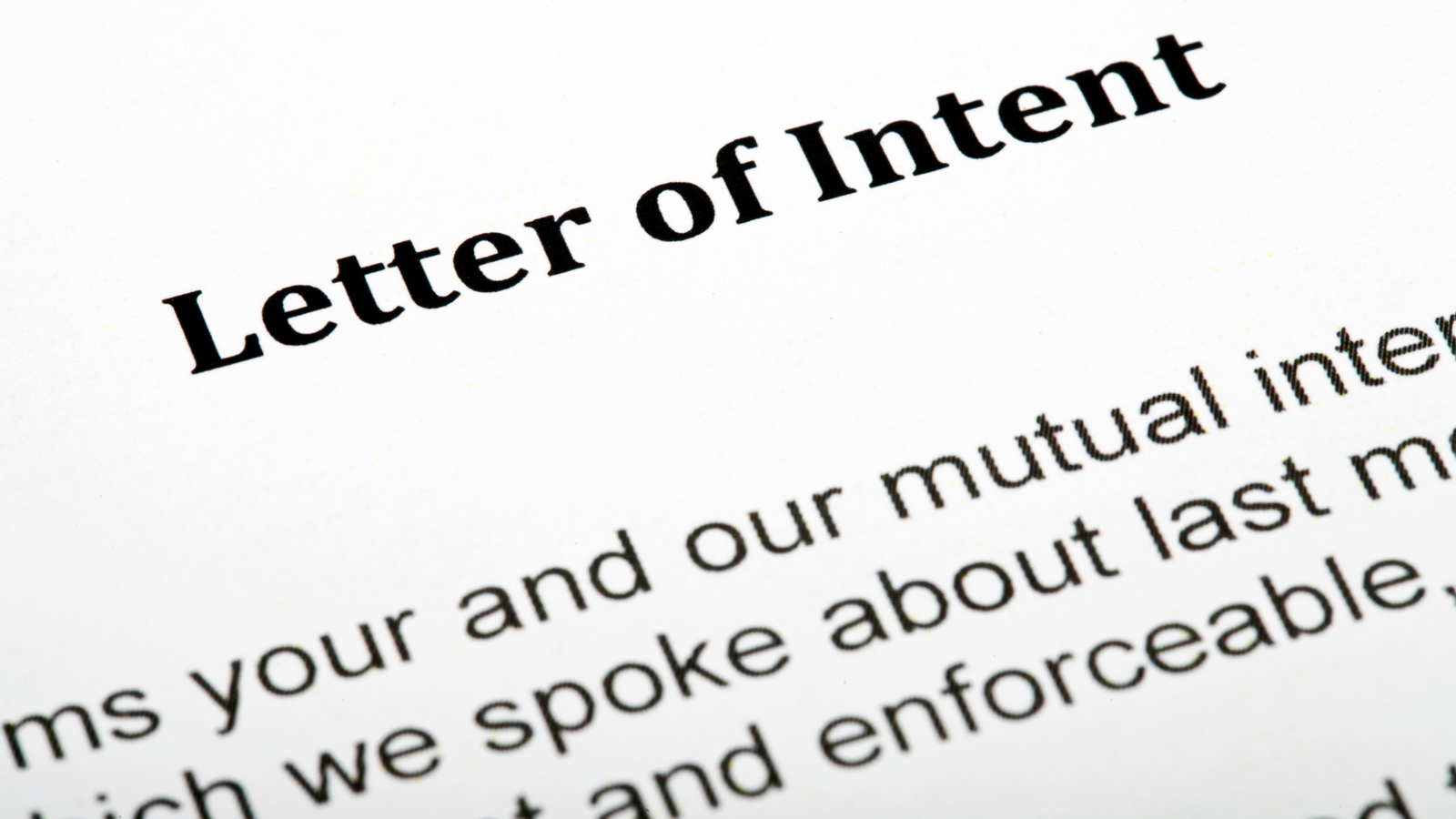 Letter Of Intent Understanding LOI In Singapore Real Estate Aellan Letter Of Intent Understanding LOI In Singapore Real Estate Aellan